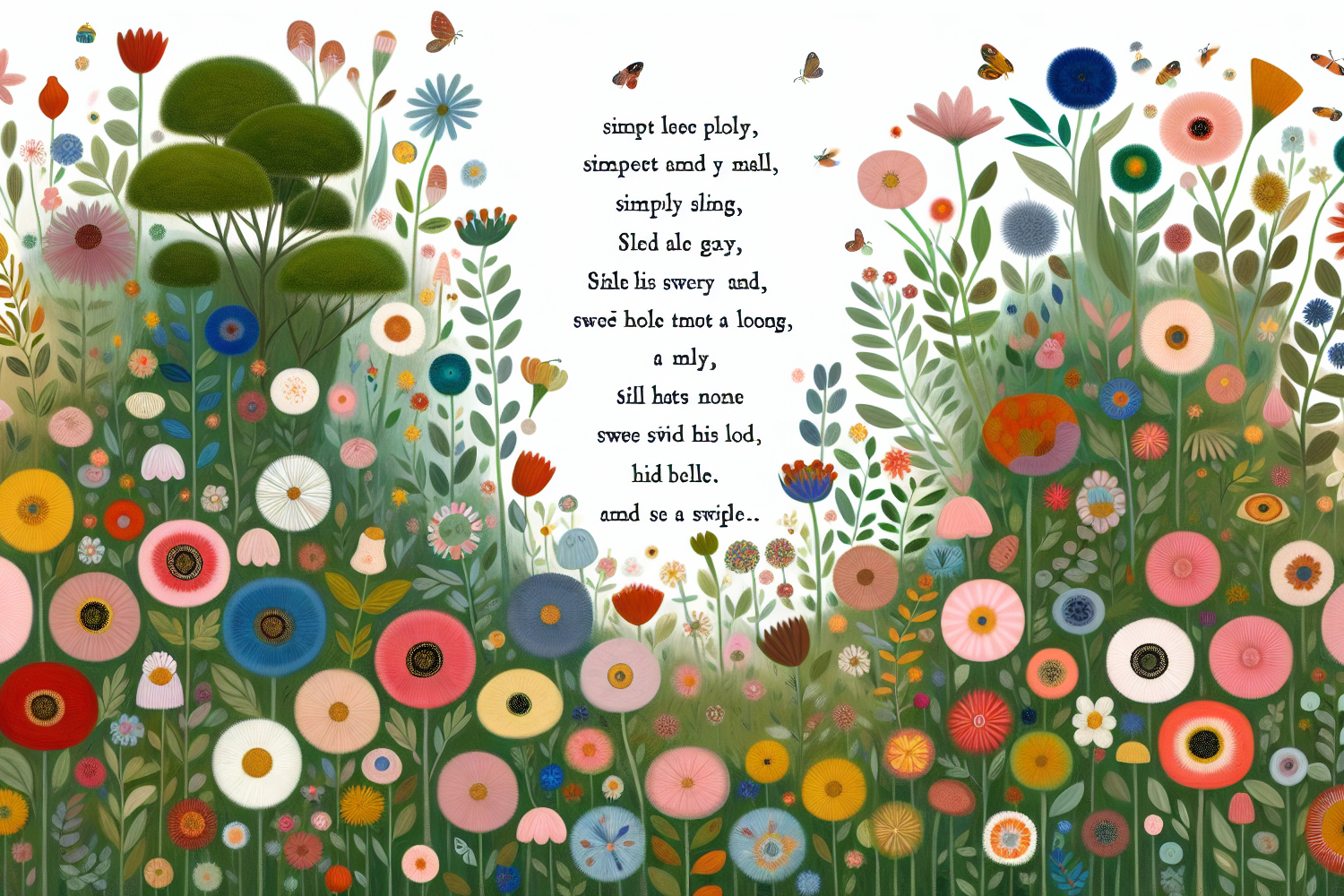 Short Flower Poems For Kids : Petals, Colors, and Nature's Beauty ...
