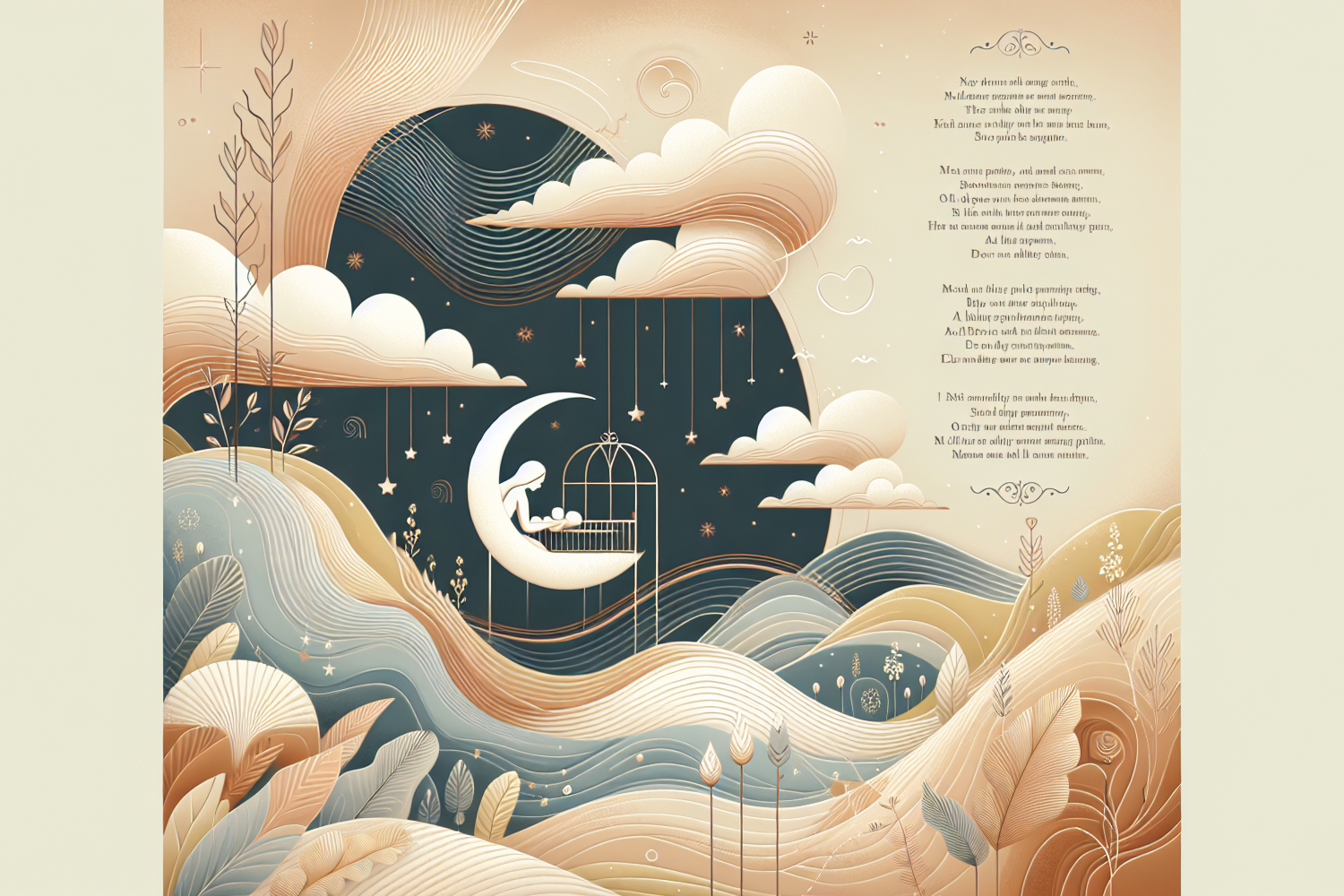 Lullaby Poem : A Cradle of Words for Sweet Dreams – ThePoeticfy.com