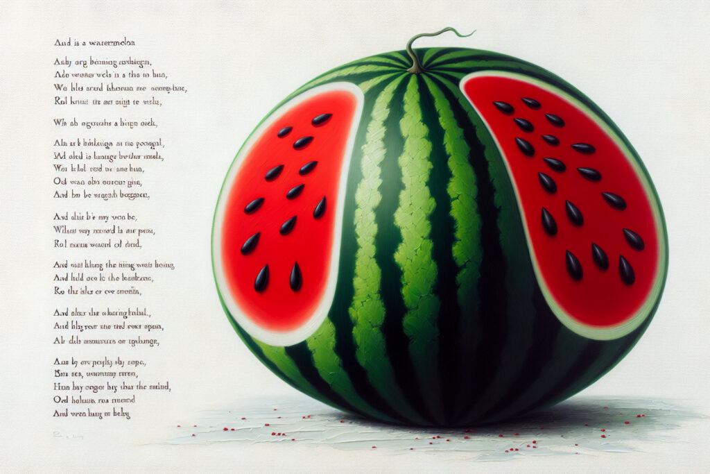 Watermelon Poem : A Sweet Summer Symphony – ThePoeticfy.com