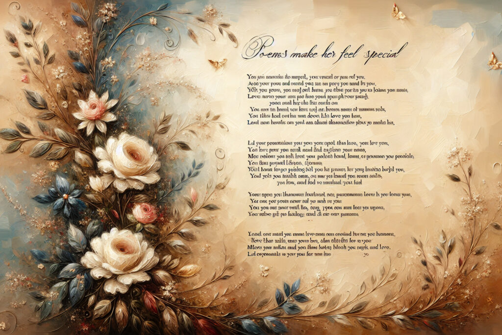 Poems to Make Her Feel Special : Romantic Short Words to Express Love ...